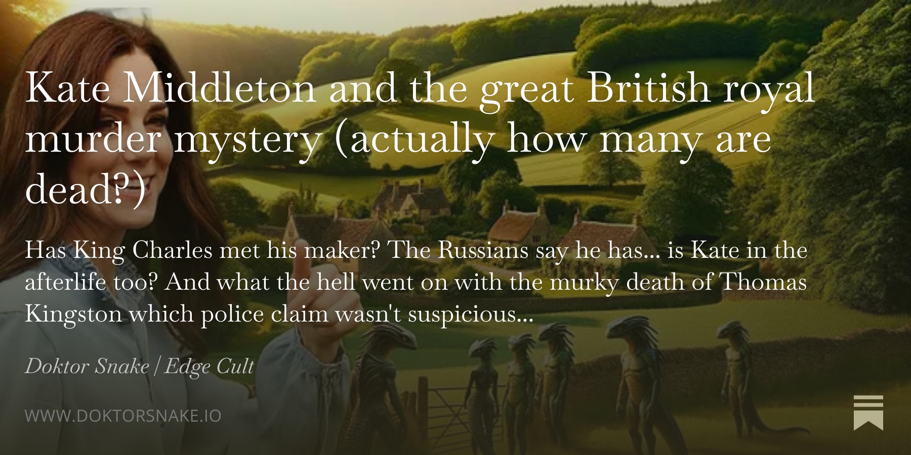 Kate Middleton and the great British royal murder mystery (actually how ...